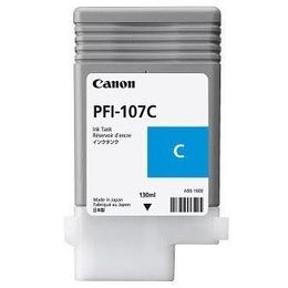 Original Canon Tintenpatrone 6706B001 / PFI-107C Cyan