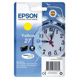 Original Epson Tintenpatrone C13T27044012 / 27 Gelb