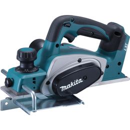 Akku-Elektrohobel Makita "DKP180Z", blau (t&uuml;rkis, schwarz), B:15,7cm H:16cm L:27,1cm, Hobelmaschinen, ohne Akku