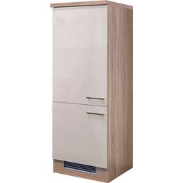 K&uuml;hlumbauschrank Flex-Well "Nepal", braun (kaschmir glanz, sonoma eiche), B:60cm H:162cm T:60cm, Holzwerkstoff, Schr&auml;nke, (B x H x T) 60 x 161/162 x 60 cm