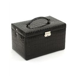 Schmuckkasten Lady, schwarz, Aufbewahrungsboxen, Damen, Polyurethan, Schmuckkasten