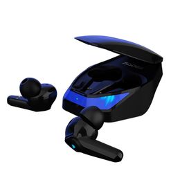 SADES Gaming-Headset "Wings 200 TW-S02", schwarz (schwarz, blau), Kopfh&ouml;rer, kabellos, Stereo, mit Mikrofon, Bluetooth 5.0, automatische Kopplung