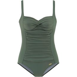 Lascana Damen Badeanzug, oliv, Gr&ouml;&szlig;e 42C