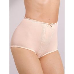 Miederhose, Damen, Gr. 95, 2 Stk., beige (puder), 96% Baumwolle, 4% Elasthan, Futter:100% Baumwolle, Unterhosen