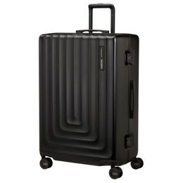 Hartschalen-Trolley Samsonite "FOCUS, verschiedene Gr&ouml;&szlig;en und Farben", Gr. B/H/T: 51cm x 75cm x 29cm 91 l, schwarz (matt graphite), Polycarbonat, Koffer, mit festen Trennw&auml;nden und Rei&szlig;verschlusstaschen