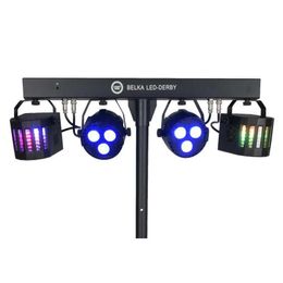 LIGHT4ME LED BEAM DERBY PAR SET