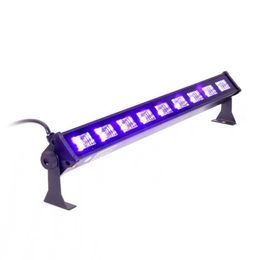 LIGHT4ME LED BAR UV 9 + WEISS LED Beam Bar 9x3W Ultraviolett + Wei&szlig;