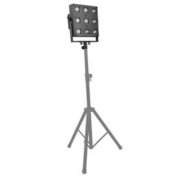 LIGHT4ME SUN PANEL Halogen Blinder Retro Vintage DMX 9x35W WW GU10 Warmwei&szlig;