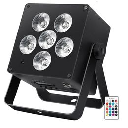 LIGHT4ME ACCU PAR RGBWA-UV Akkubetriebener Scheinwerfer 4400mAh, 6x6W LED