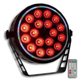 LIGHT4ME RING PAR 18 RGBW - 18x10W RGBW LED + 51x0,3W RGB LED Ring Effekt