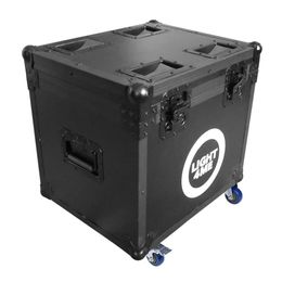 LIGHT4ME SKY SPOT 150W CASE 2in1 f&uuml;r 2 Moving Heads + Zubeh&ouml;r + 4 Rollen + Feststellmechanismus