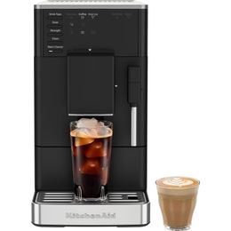 KitchenAid Kaffeevollautomat "5KES8452EBM", schwarz matt, B:19,5cm H:36cm T:47cm, Kaffeevollautomaten, IntelliGrind-Technologie: Automatische Mahlgrad-Einstellung, Kaffeevollautomat