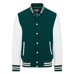 Letterman Baseball Bomberjacke aus Wolle und Leder im College-Stil - Genua
