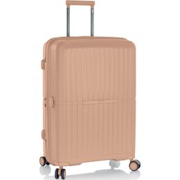 Hartschalen-Trolley Heys "AirLite, verschiedene Gr&ouml;&szlig;en und Farben", Gr. B/H/T: 46cm x 66cm x 28cm 82 l, beige (creme), Polypropylen, Koffer, Heys Hartschalen-Koffer TSA Schloss