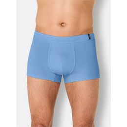 w&auml;schepur men Herren Hose kurz, mittelblau + mittelblau-bedruckt, Gr&ouml;&szlig;e 5