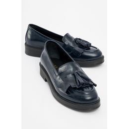 Milly Leder Quaste Loafer