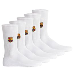 FC Barcelona FCB Crew Socks 5-Pack Embroidery Unisex Socken