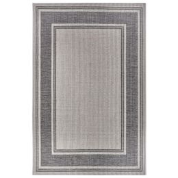 NYVI Teppich Clyde - Wetterfest, UV-best&auml;ndig, f&uuml;r Innen und Au&szlig;en Gr&ouml;&szlig;e:155x235 cm;Farbe:Beige Grau Cast