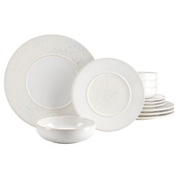 Creatable Teller Set 24555 Serie Unico Toscania 12-tlg. Geschirrset 4 Personen