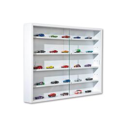 Inter Link Sammlervitrine Gew&uuml;rzschrank H&auml;ngevitrine Wandregal Collecty - Weiss