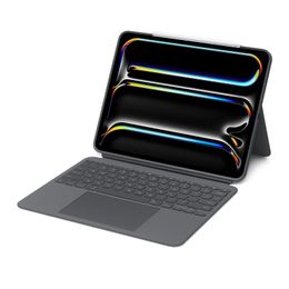 Logitech Logitech Combo Touch Keyboard Case f&uuml;r 13" iPad Pro (M4), Schwarz Tablet-Tastatur mit Bookcover