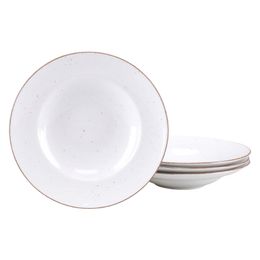 Creatable 24848 Pastateller Serie Vintage Nature 4-tlg Geschirrset 4 Personen