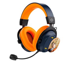 Fractal Design FR-TEC Dragon Ball Gaming-Headset, Blue/Orange (DB2001, 2,4GHz, Bluetooth, 3,5mm, PS5, PS4, PC, Mac, IOS, Andoroid, Nintendo Switch, Steam Deck)