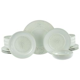 Creatable Teller Set 24556 Serie Unico Toscania 16-tlg Geschirrset 4 Personen