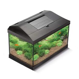 Aquael Aquarienset Leddy Tag und Nacht schwarz 2.0 Leddy 40 (25 Liter)