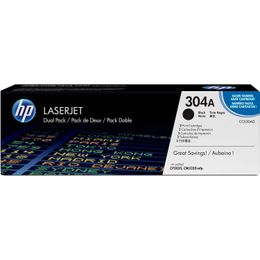 HP Original 304A Toner Doppelpack schwarz 2 x 3.500 Seiten (CC530AD)