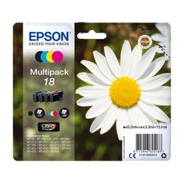 Epson C13T18064012 Multipack 18 Claria Home Ink Serie "G&auml;nseblume" (4 Farben)