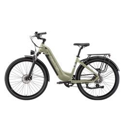 Maxtron Marathon, Trekking E-Bike, unisex, 28" Zoll, gr&uuml;n-metallic
