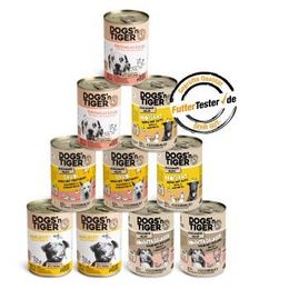 Dogs'n Tiger Dogs&rsquo;n Tiger Adult Hundefutter, Nassfutter, Mixpaket Gefl&uuml;gel Liebe