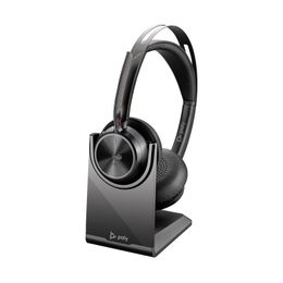 Poly Voyager Focus 2-M USB-C Stereo-Headset mit Ladestation