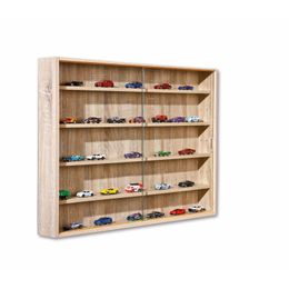 Inter Link Sammlervitrine Gew&uuml;rzschrank H&auml;ngevitrine Wandregal Collecty - Eiche Nachbildung