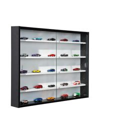 Inter Link Sammlervitrine Gew&uuml;rzschrank H&auml;ngevitrine Wandregal Collecty - Schwarz/Wei&szlig;