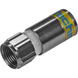 Technisat F-Kompressionsstecker 4.9 f&uuml;r RG6-Koaxialkabel 1.0/4.6 100 Stk.