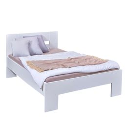 Inter Link Bettgestell Annik 90x200 cm - versch. Ausf&uuml;hrungen - Weiss