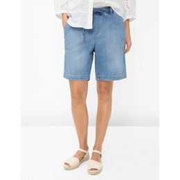Brax Damen Bermuda Style MAINE B USED SKY BLUE, denim hellblau, Gr. 42