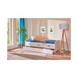 Inter Link Funktionsbett "Aus eins mach zwei" 90x190 - Weiss