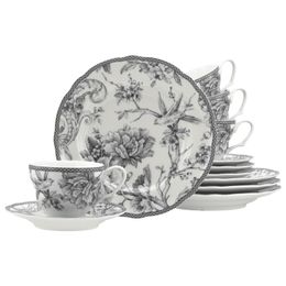 Creatable - 24766 Adelaide Grau, Kaffeeservice 12-tlg