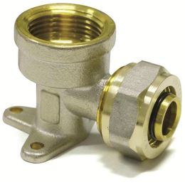 Boni-Shop&reg; Verbundrohr Schraubfitting, Wandwinkel 3/4 Zoll IG, 16mm, Heizung, Boni-Shop