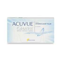 ACUVUE Oasys (6er Packung) | 14-Tageslinsen | Sph&auml;rische Linsen | Kontaktlinsen