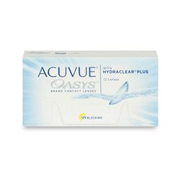 ACUVUE Oasys (12er Packung) | 14-Tageslinsen | Sph&auml;rische Linsen | Kontaktlinsen