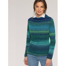 Walbusch Grobstrick-Pullover Farbverlauf