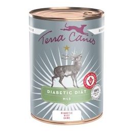Terra Canis Nassfutter Hund Diabetic Di&auml;t Wild 6x400 g