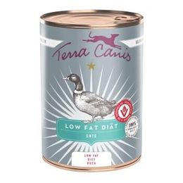 Terra Canis Nassfutter Hund Low Fat Di&auml;t Ente 6x400 g