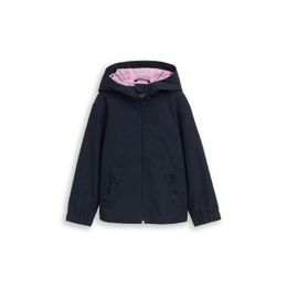 Tom Tailor M&auml;dchen Sommer-Parka mit wasserabweisender Funktion, blau, Uni, Gr. 92/98