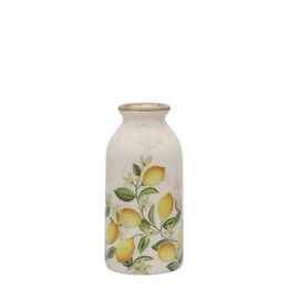 Chic Antique Keramikflasche Limone Blossom 15,5 cm, &Oslash; 7,5 cm skandinavische Deko Online Shop