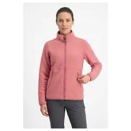 Fleecejacke Jack Wolfskin "LITE CURL FZ W", Damen, Gr. XXL (48), evening rose, Fleece, Obermaterial: 100% Polyester. Futter: 100% Polyester, unifarben, Basic Po-bedeckend, elastischer Bund, Jacken Fleecejacke, atmungsaktives Material, elastische Kanten, Rei&szlig;verschlusstaschen
